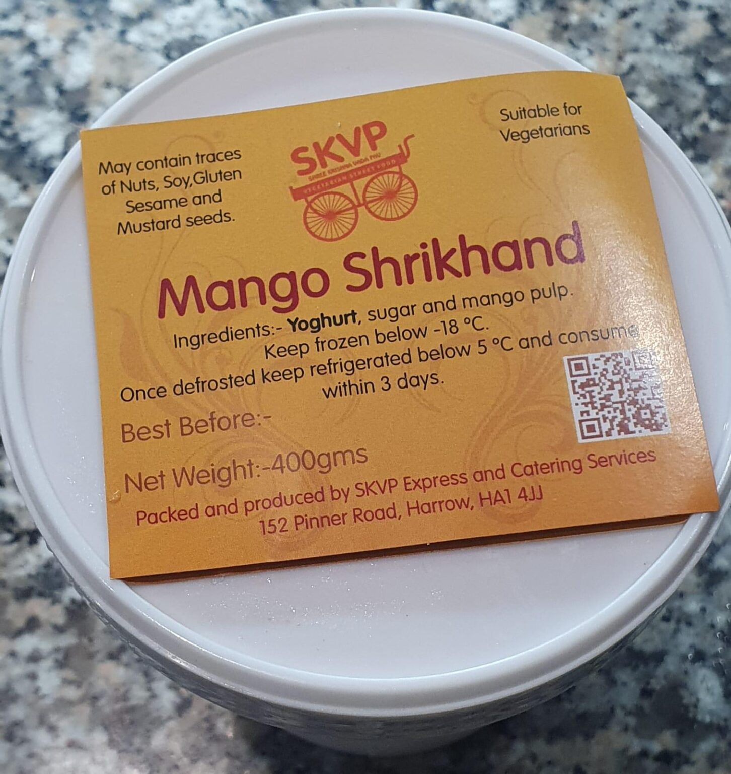 Mango Shrikhand – SKVP